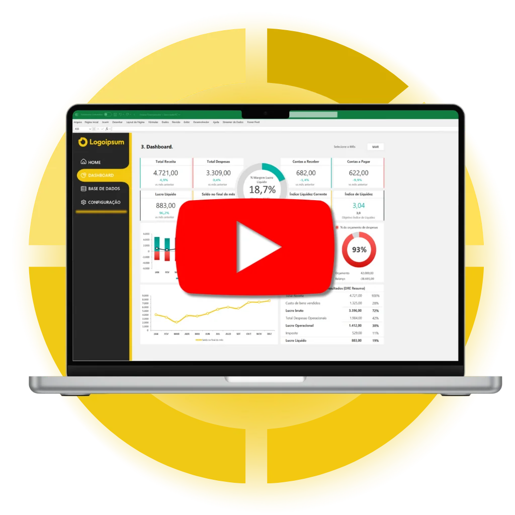 Dashboard Financeiro - Planicont